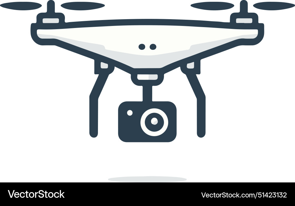 Modern minimalist drone Royalty Free Vector Image