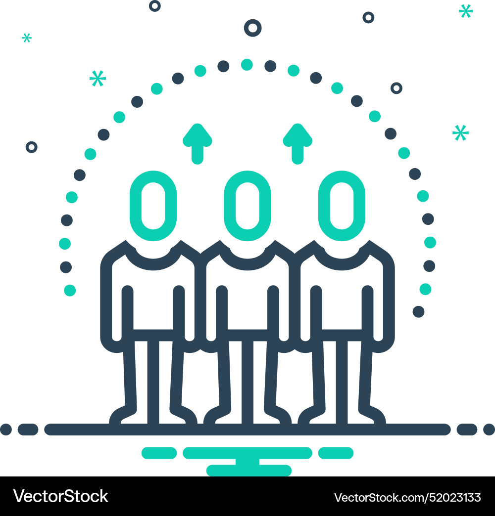 Team spirit Royalty Free Vector Image - VectorStock