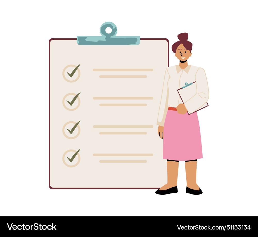 Professional task management Royalty Free Vector Image