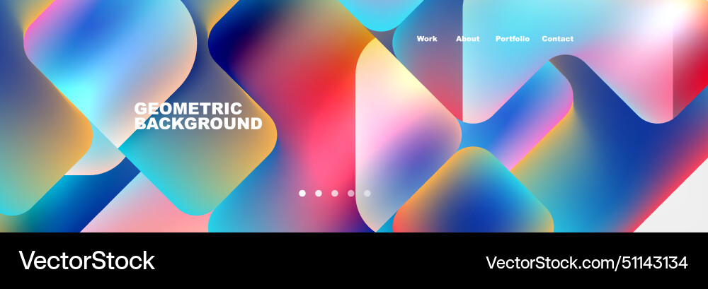 Teal liquid color background design for landing Vector Image