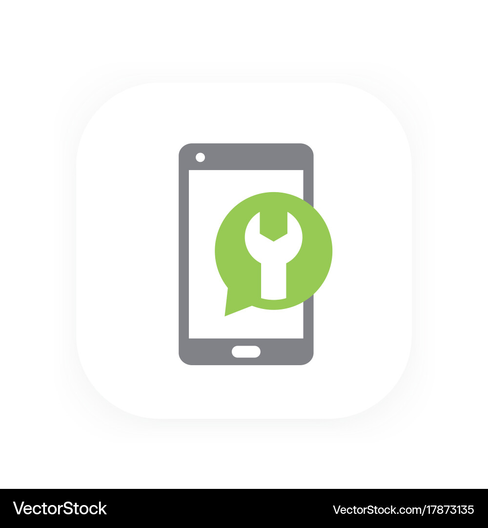 Phone repair recovery icon Royalty Free Vector Image