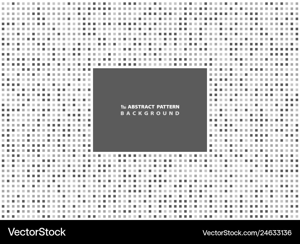 Abstract minimal gray square pattern background Vector Image