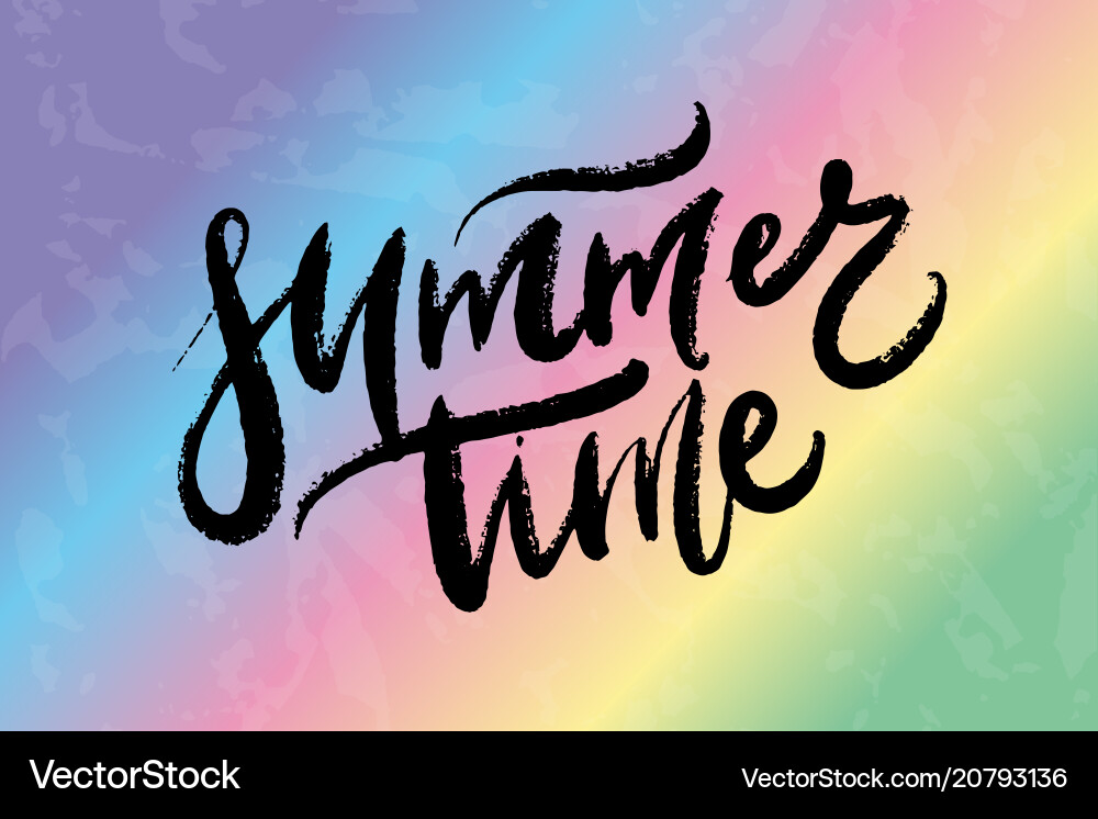 Hand drawn typography lettering poster for label Vector Image