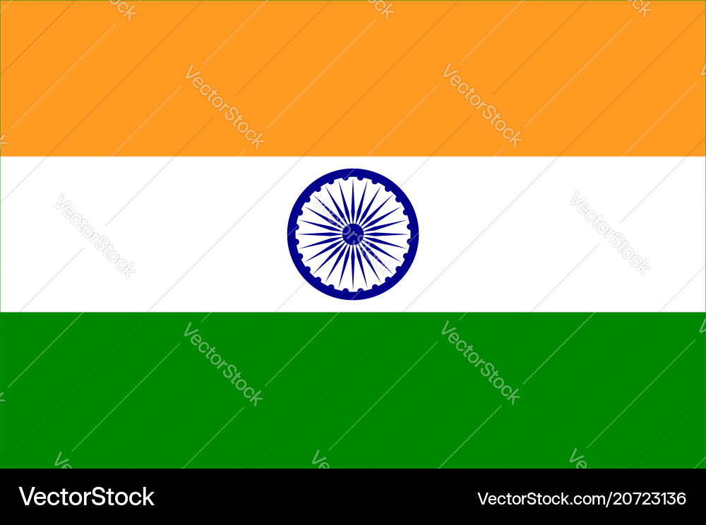 Indian Flag - Tiranga Royalty Free Vector Image