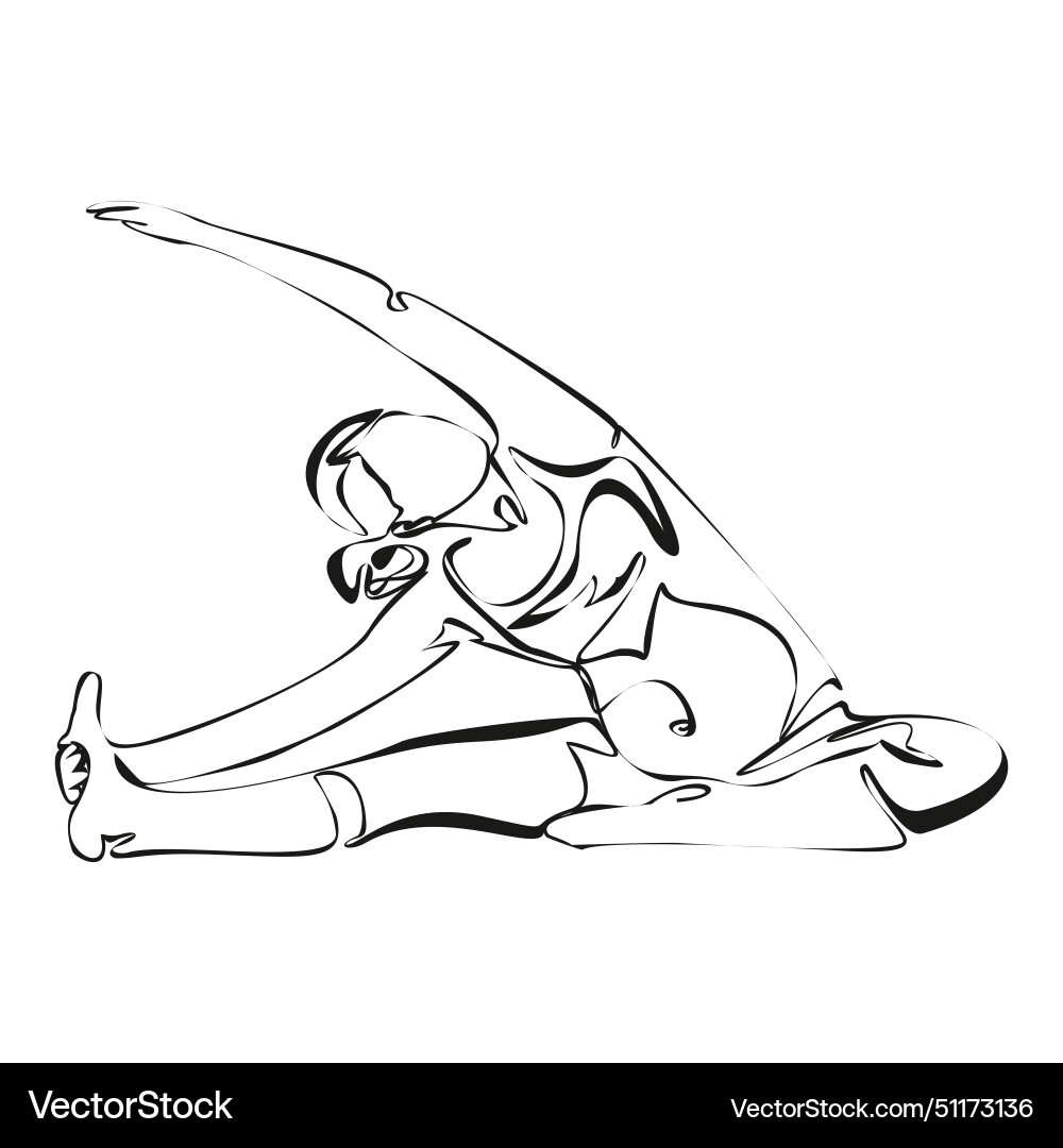 One continuous single drawing line Royalty Free Vector Image