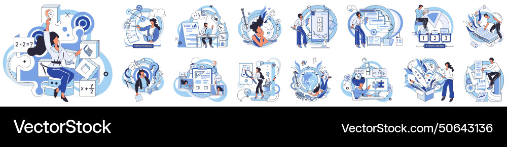 Project management business success hinges Vector Image Project management business success hinges Vector Image