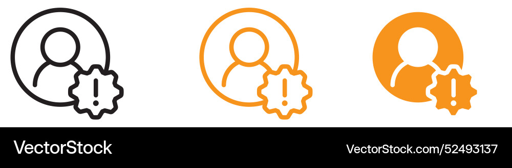 Deceptive fake account icon for cybersecurity Vector Image