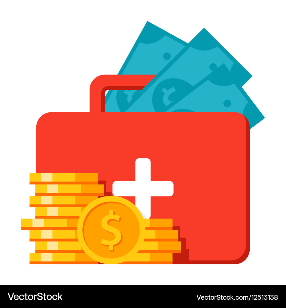Emergency fund icon Royalty Free Vector Image - VectorStock