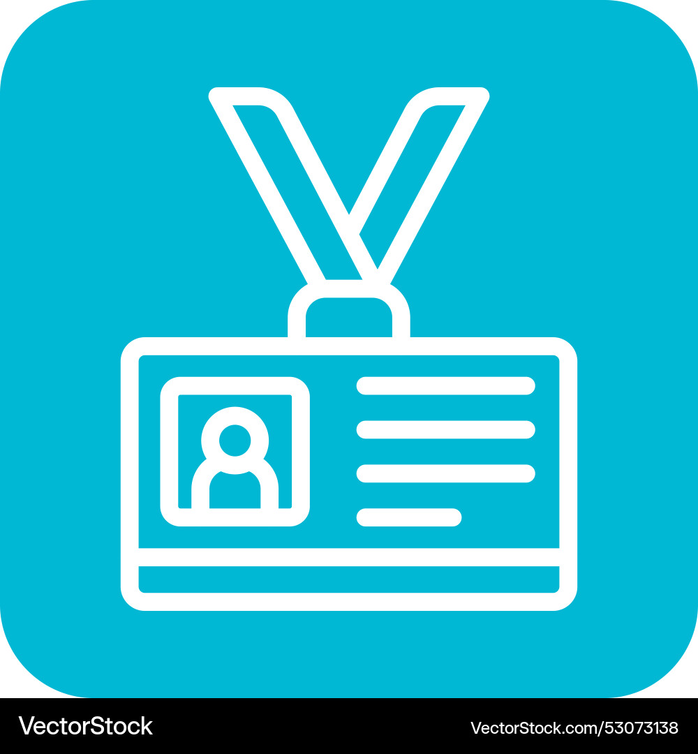 Id card icon design Royalty Free Vector Image - VectorStock