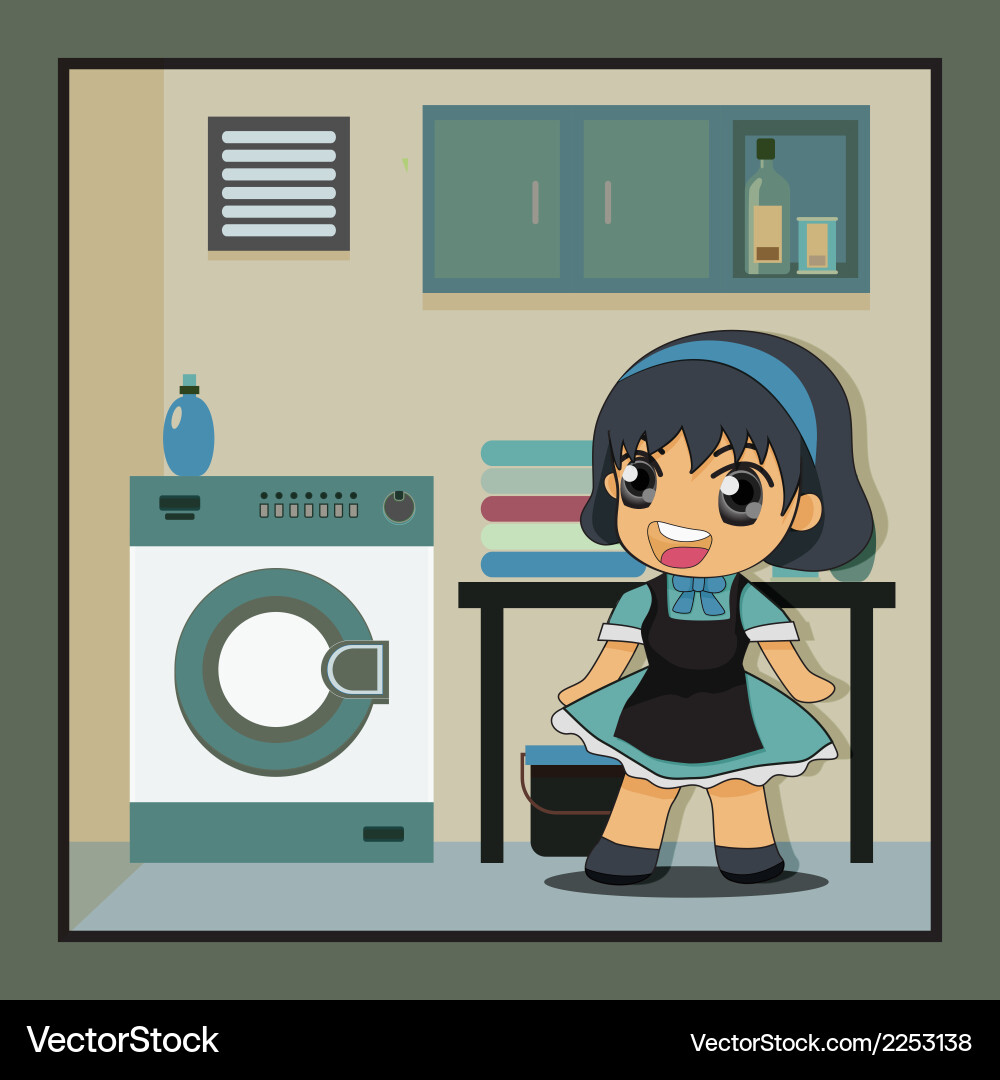 Laundry Royalty Free Vector Image - VectorStock