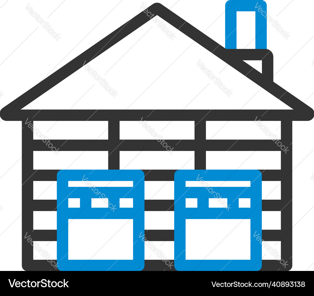 Warehouse logistic concept icon Royalty Free Vector Image