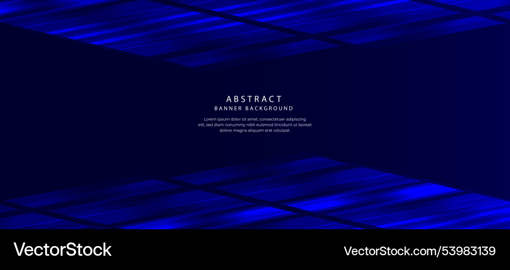 Abstract dark blue gradient overlay background Vector Image