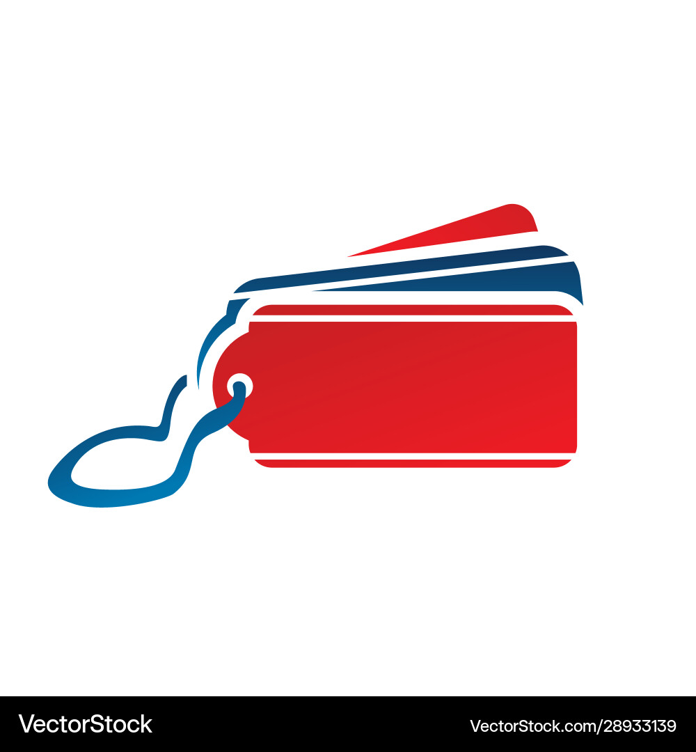 Creative coupon logo icon design Royalty Free Vector Image