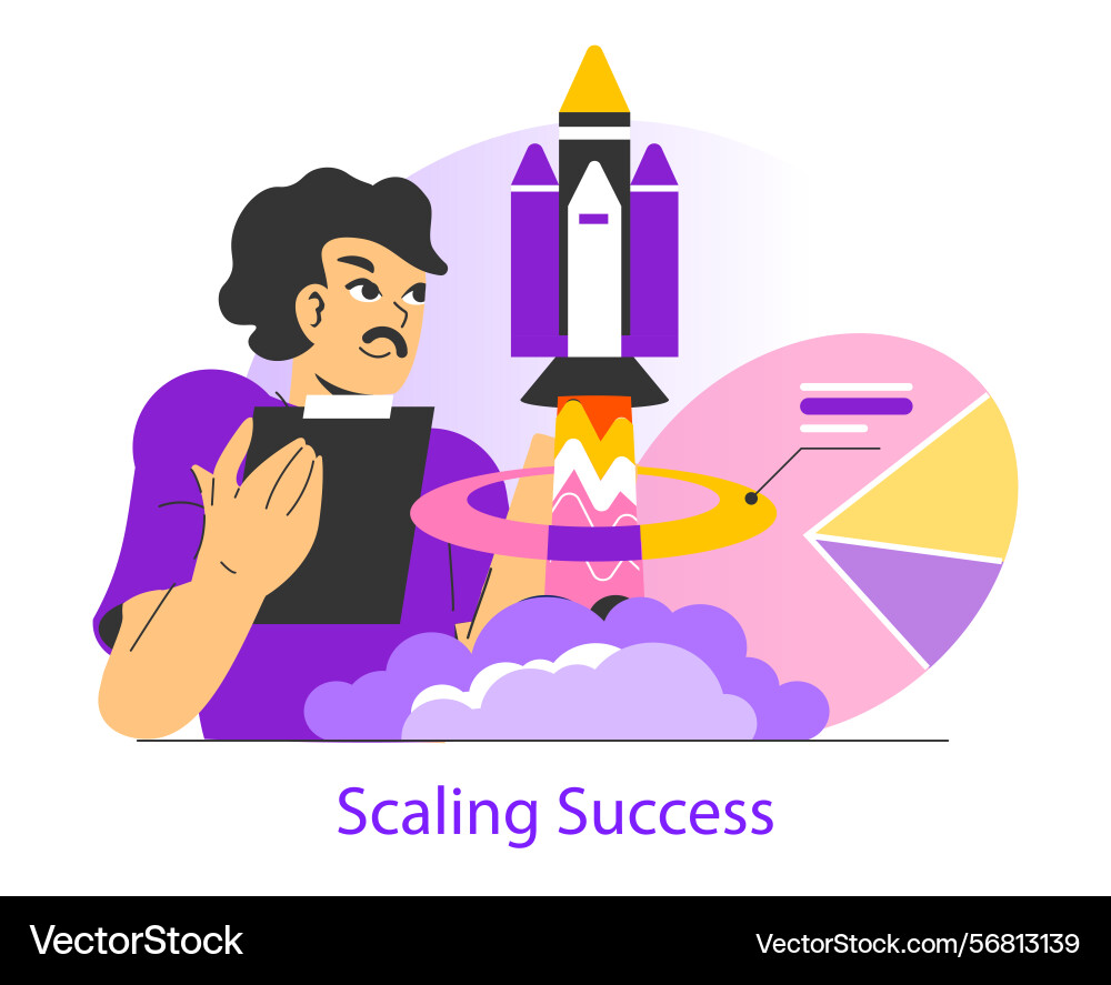 Decision making flat Royalty Free Vector Image