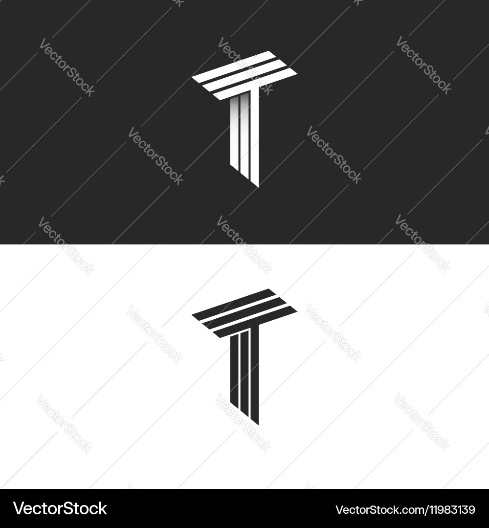 Letter T Monogram Vector Images (over 35,000)