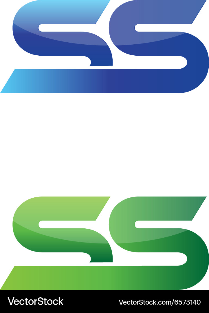 Double s logo ss Royalty Free Vector Image - VectorStock