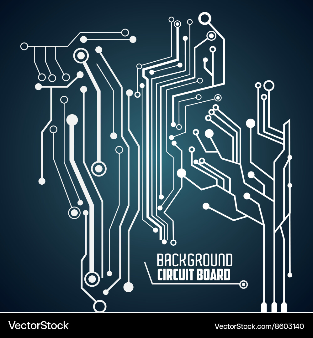 Electronic Circuit Board Technology Royalty Free Vector