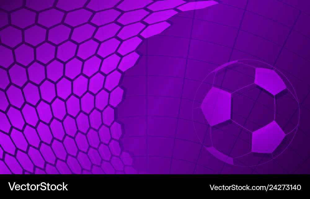 Soccer background in purple colors – Royalty-Free Vector | VectorStock
