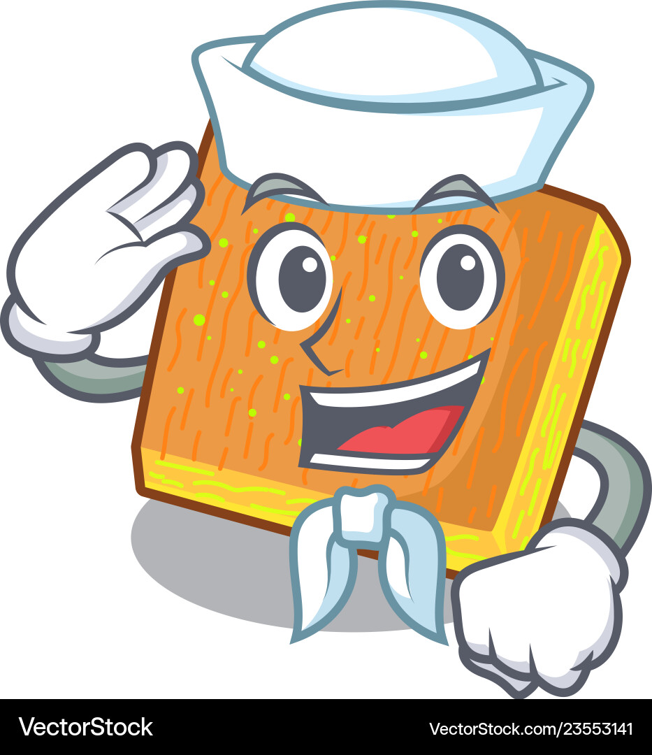 Cartoon Sailor Kunafa Royalty Free Vector Image