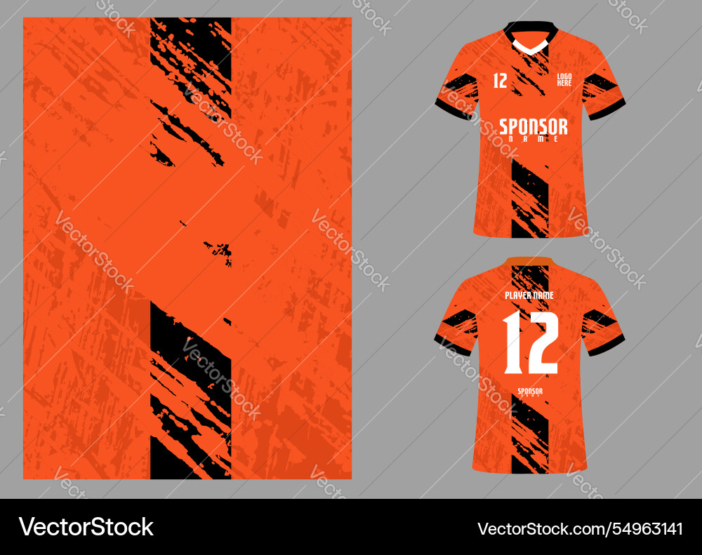 Design jersey football 006 Royalty Free Vector Image