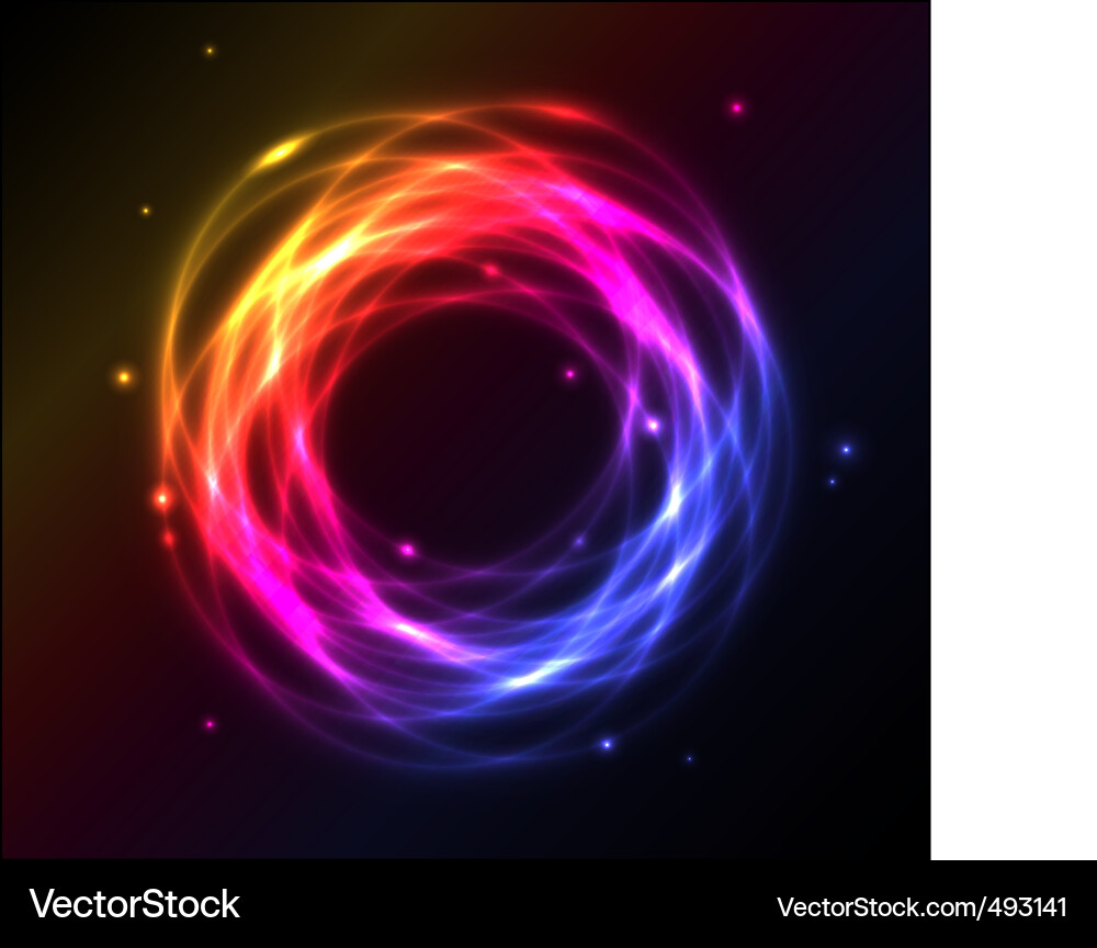 Plasma Ring Background Royalty Free Vector Image