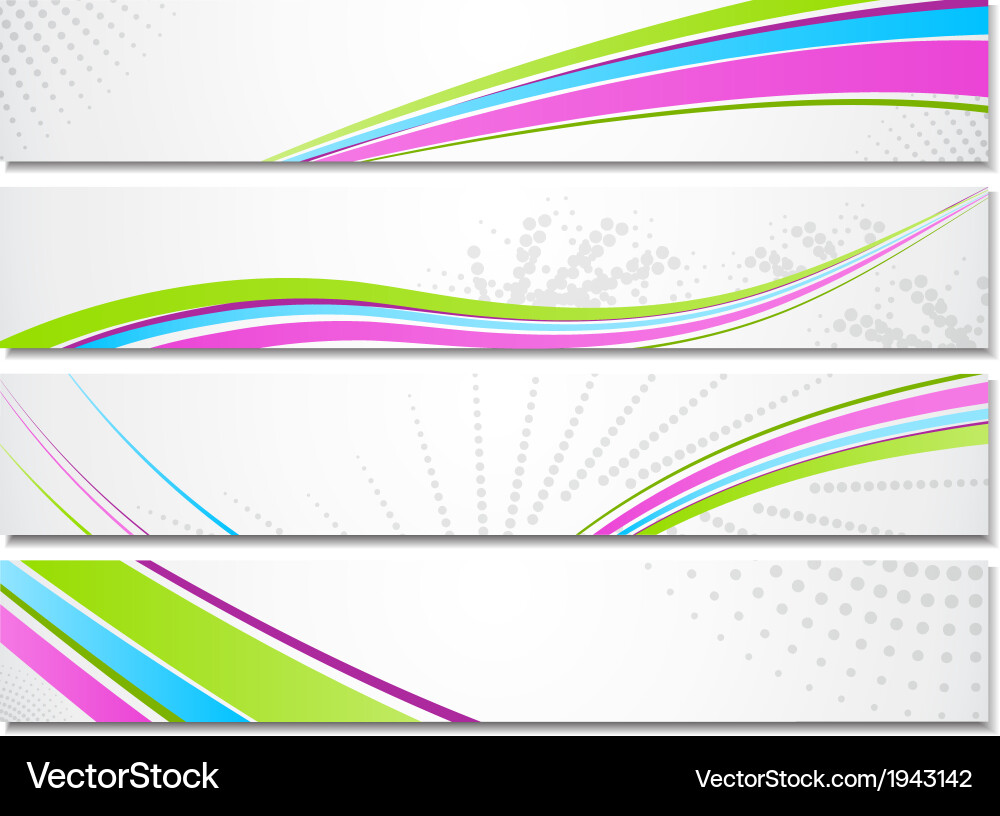Banners Royalty Free Vector Image - VectorStock