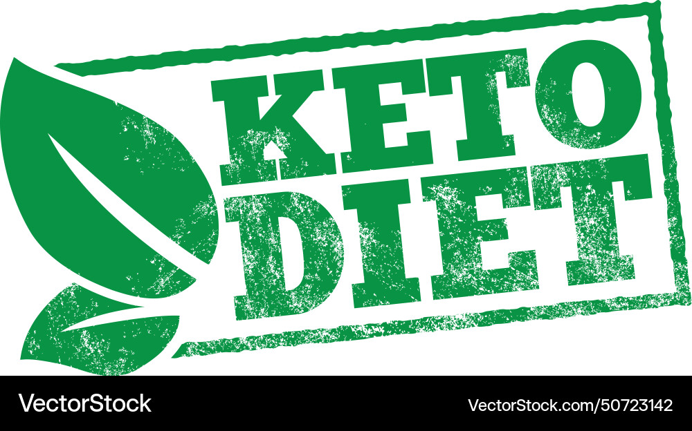 Keto diet stamp Royalty Free Vector Image - VectorStock