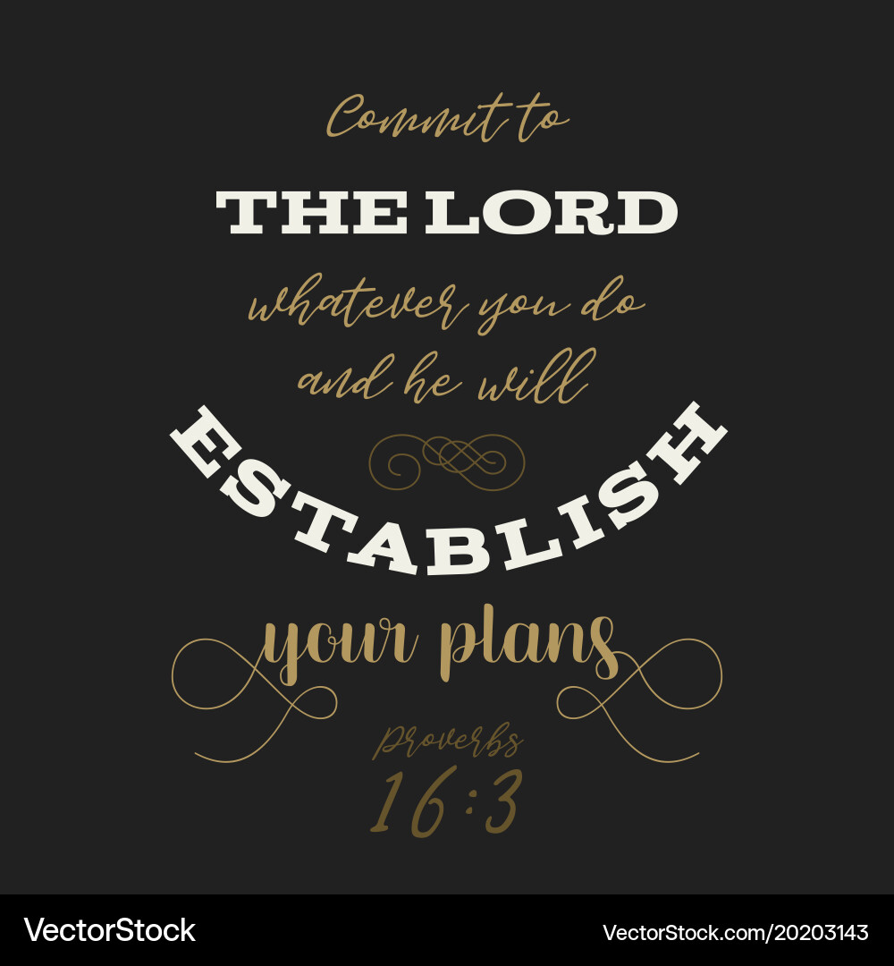 Bible quote from proverbs Royalty Free Vector Image
