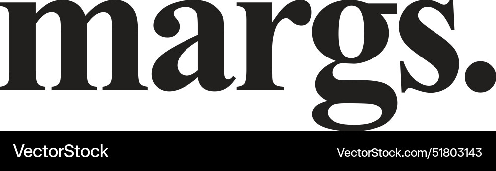 Margs design on white background Royalty Free Vector Image