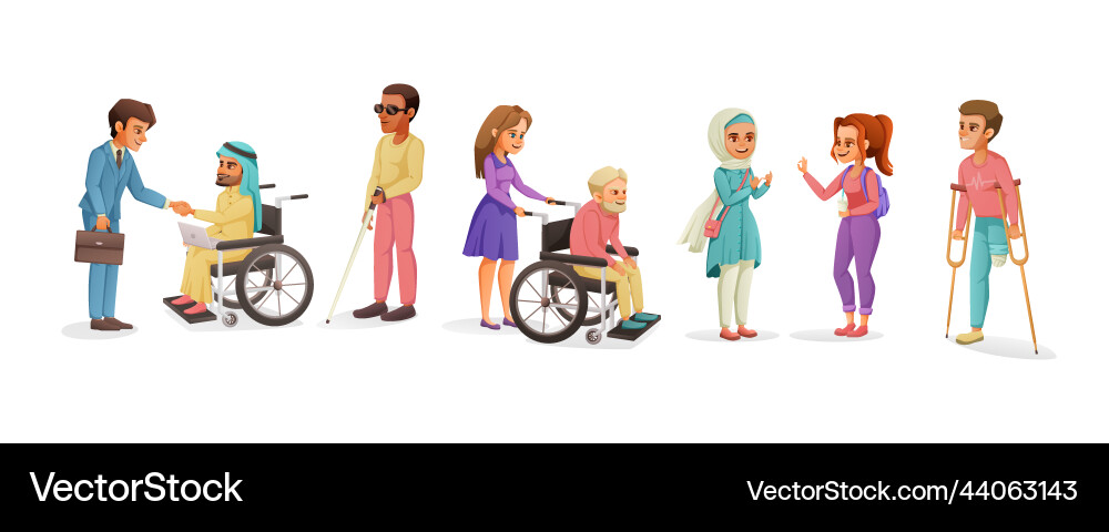 People cartoon set Royalty Free Vector Image - VectorStock