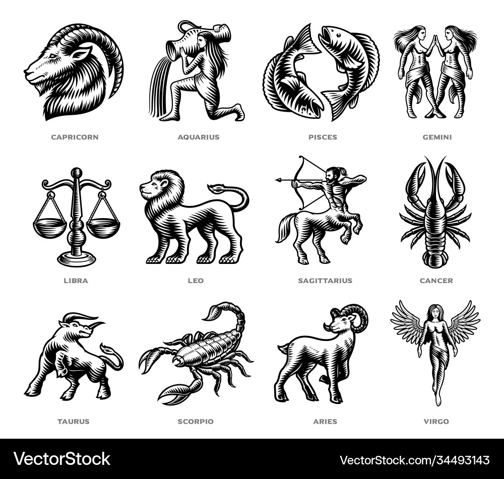How to draw zodiac symbols 60 photos - Astrologytoyou.com