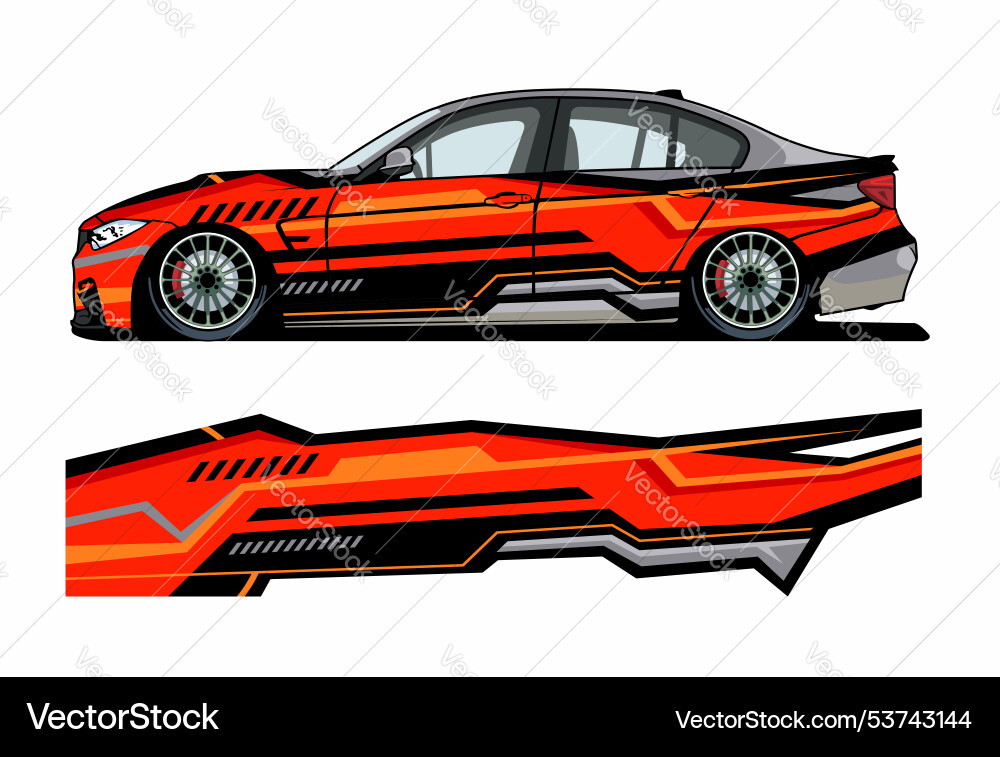 Decal design combined Royalty Free Vector Image