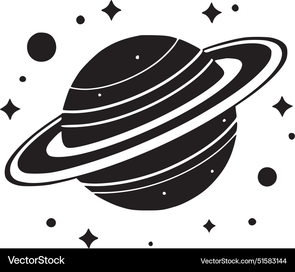 Space - high quality logo ideal for t-shirt Vector Image