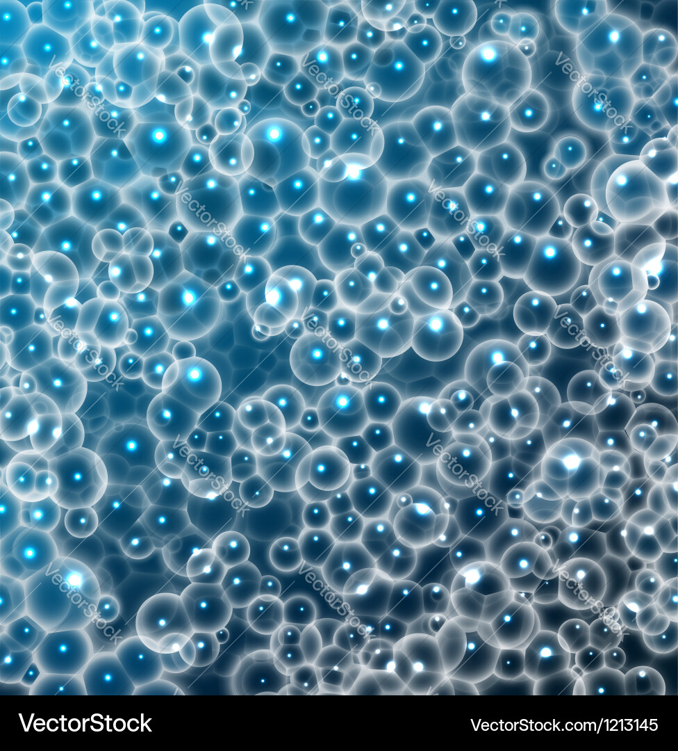 Background with foam Royalty Free Vector Image