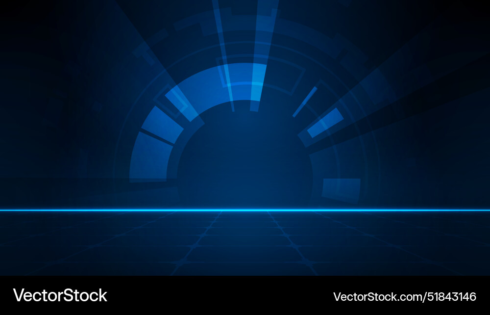 Circuit abstract technology background hi-tech Vector Image