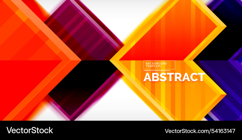 Arrow symbols created with 3d effects and line Vector Image