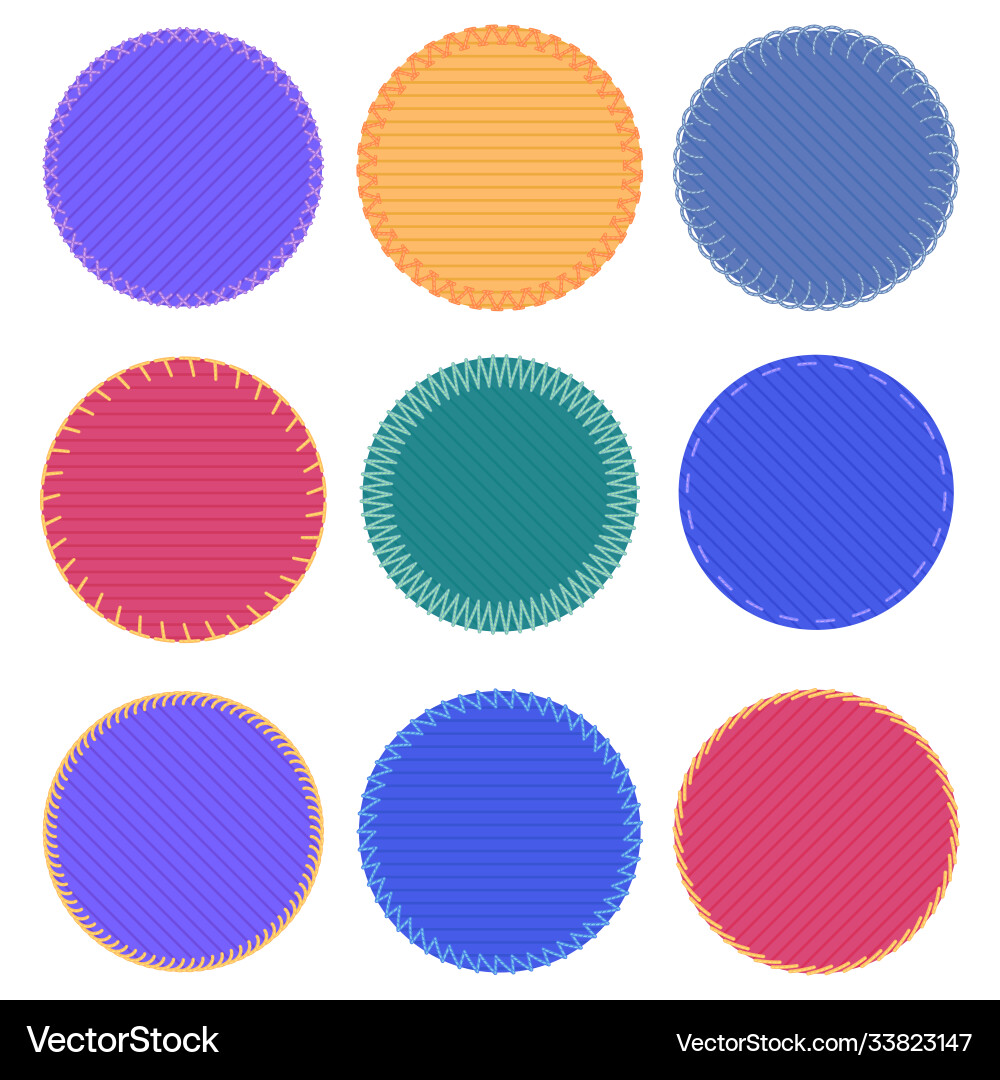 Circle Stitch Vector Images (over 3,800)