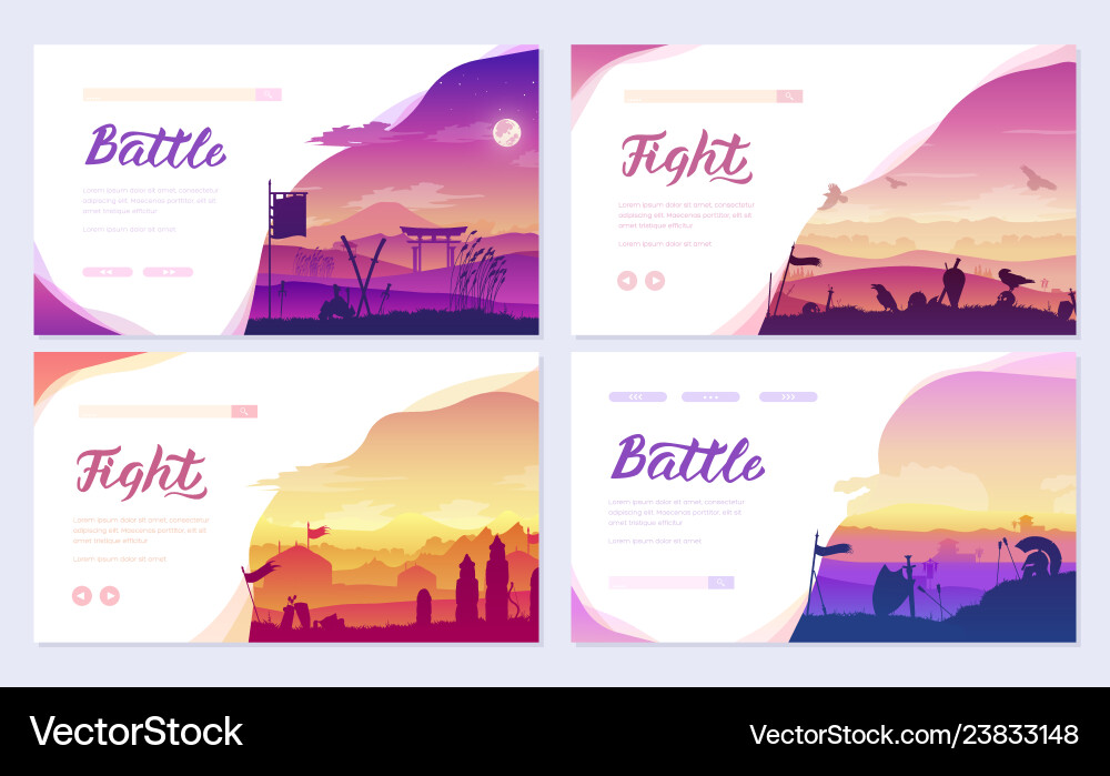 Ancient dead army warriors old Royalty Free Vector Image