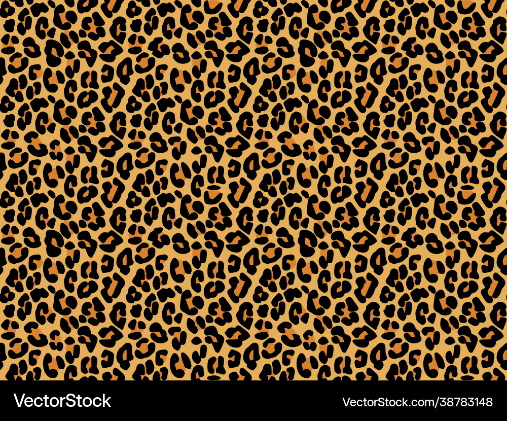Leopard Skin Pattern Royalty Free Vector Image