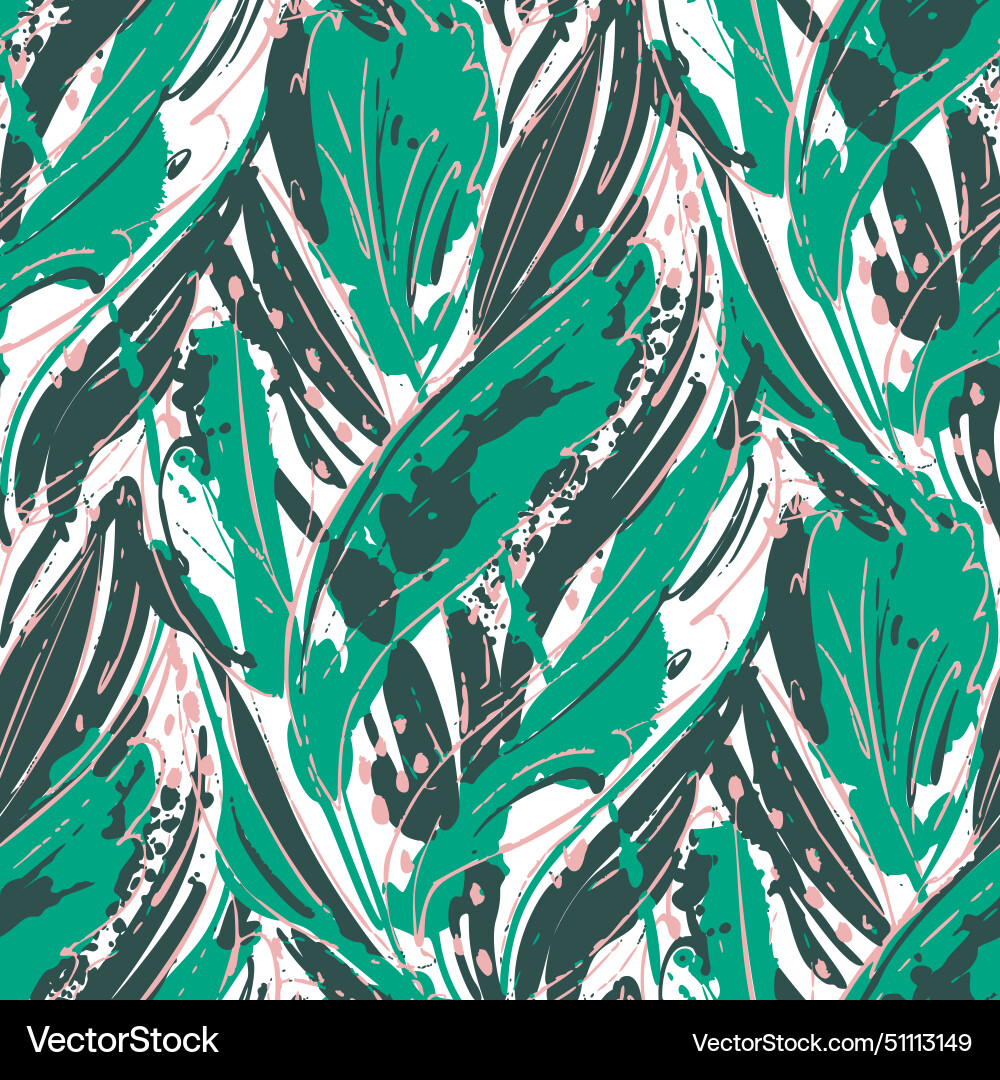 Seamless pattern with a simple abstract drawing Vector Image