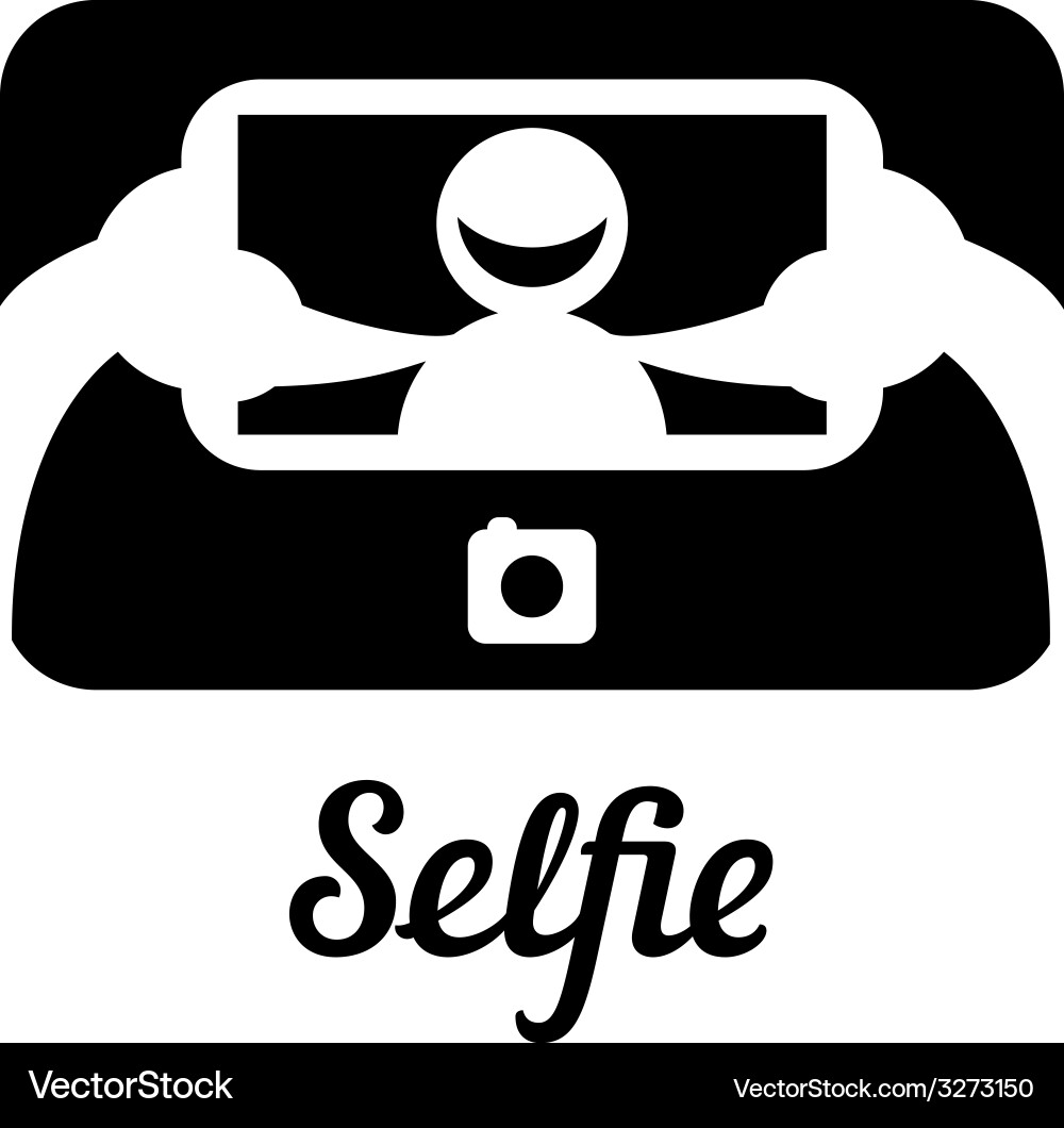 Selfie icon Royalty Free Vector Image - VectorStock