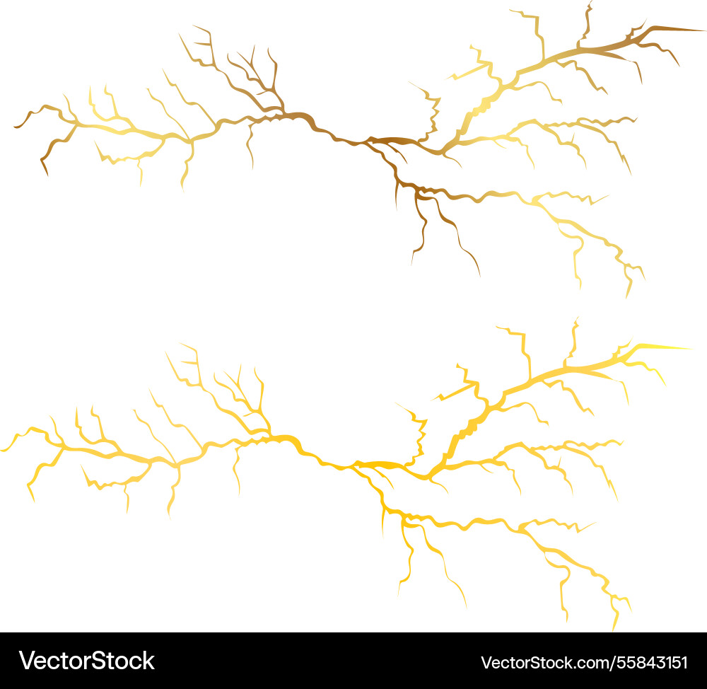 Bright light effects lightning magic Royalty Free Vector
