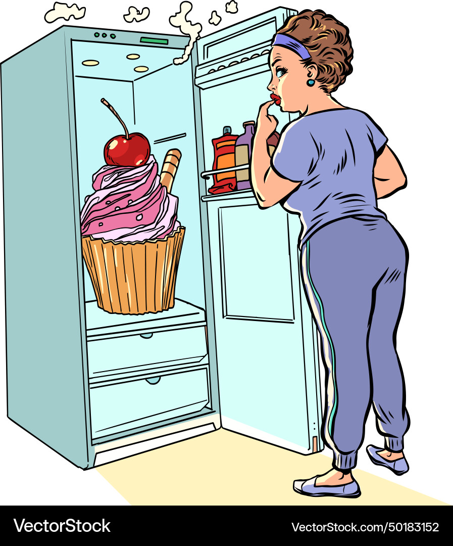 Attempts to restrain rejection against sugar Vector Image