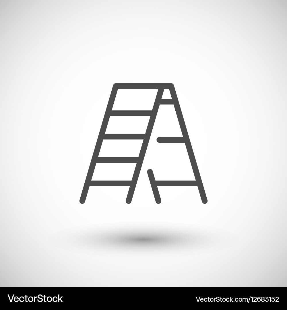 Ladder line icon Royalty Free Vector Image - VectorStock