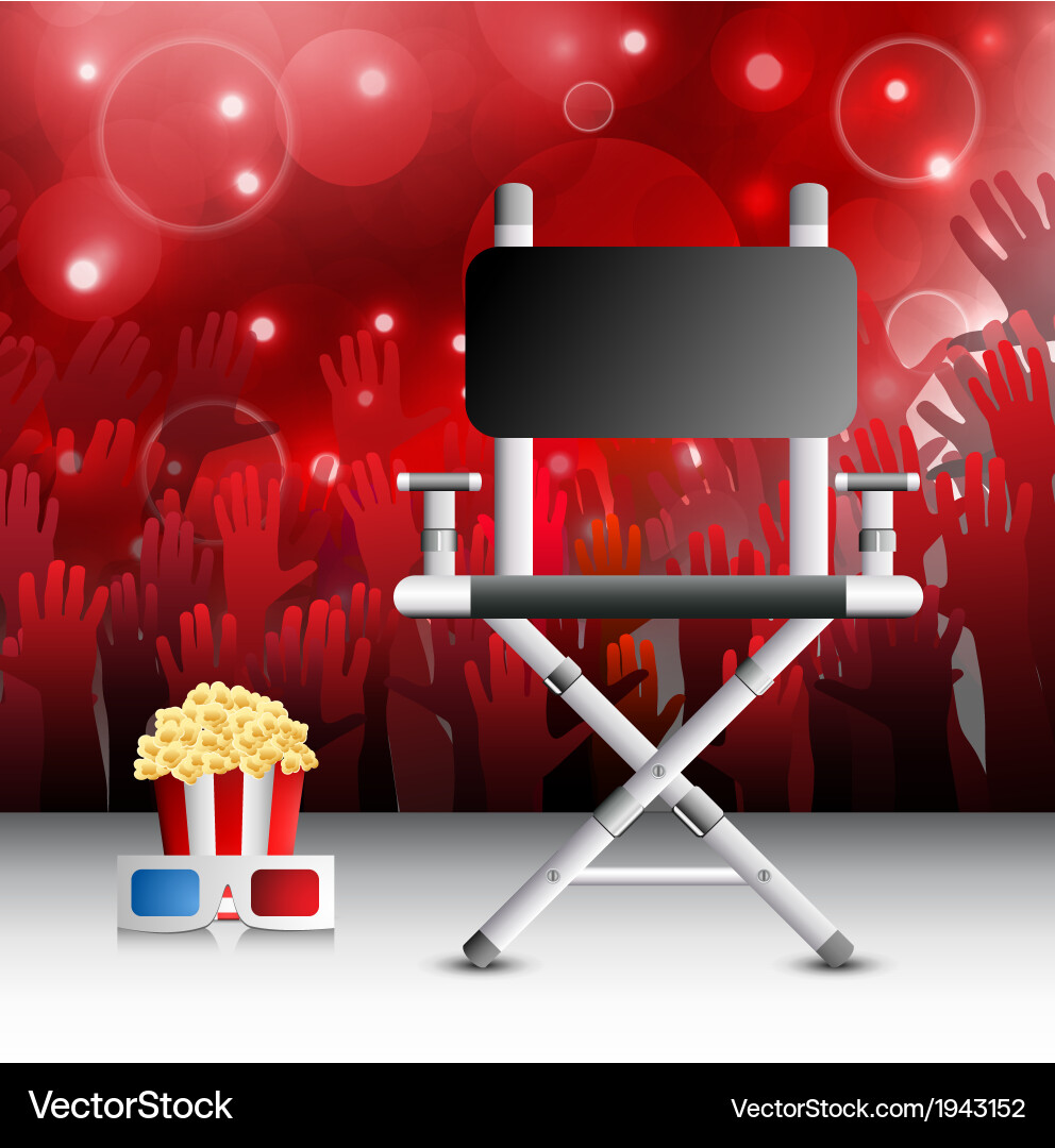 Movie Premiere Stage Royalty Free Vector Image