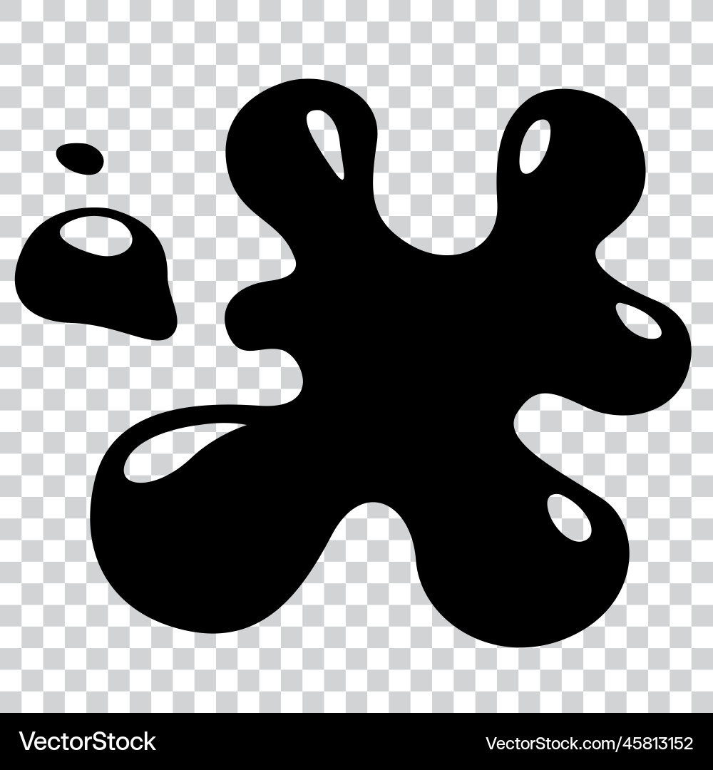 Water splash symbol design Royalty Free Vector Image