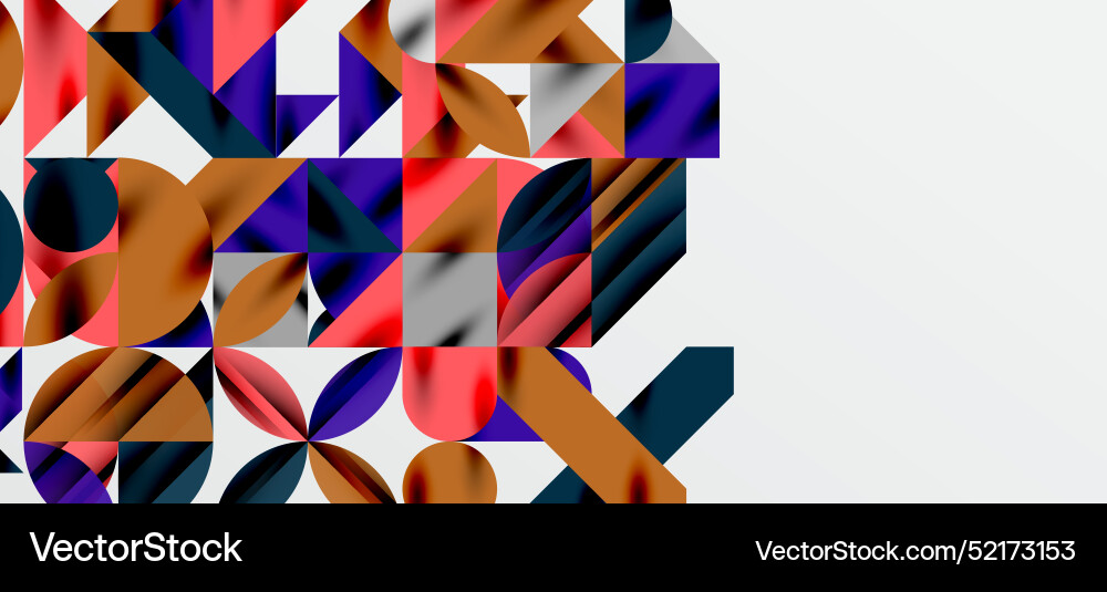 Geometric neo patterns abstract background Vector Image