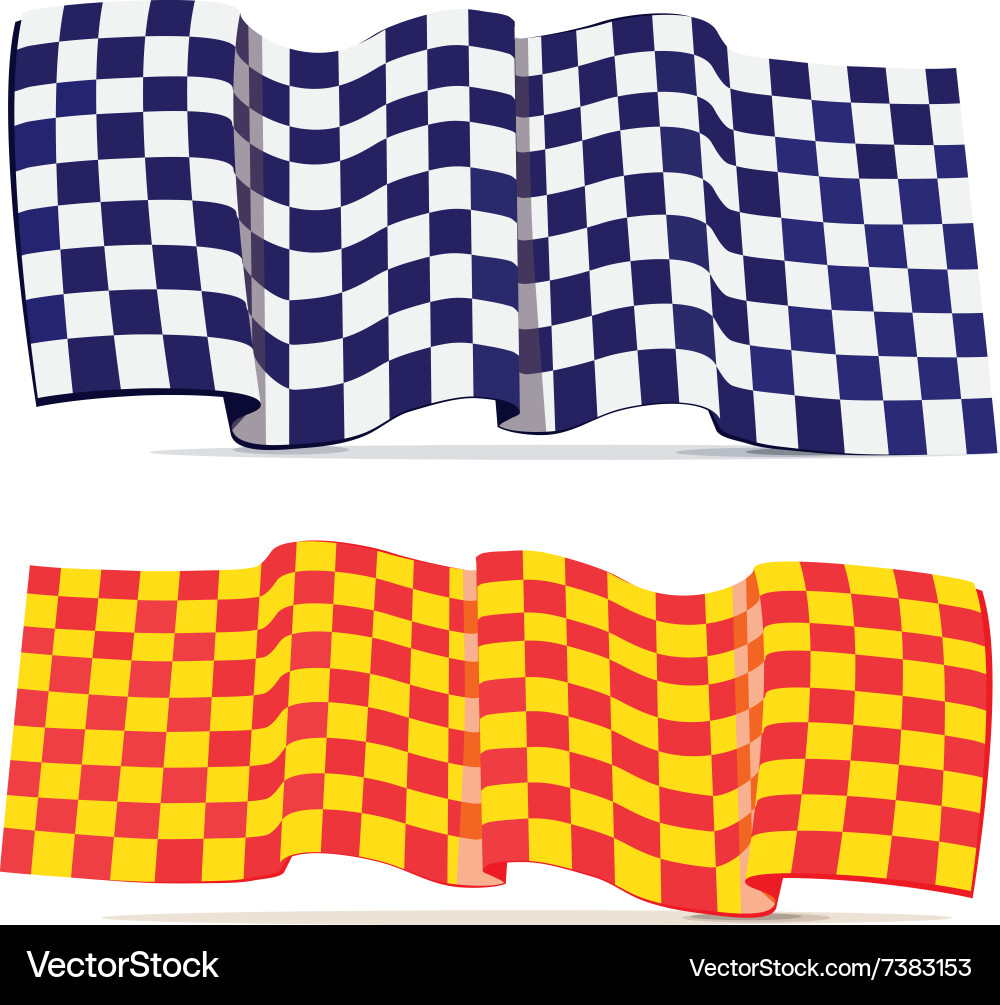 Racing Checkered Flag Royalty Free Vector Image