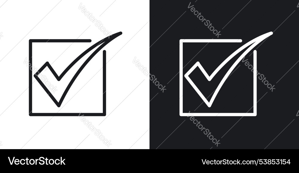 Prüfzeichen-Symbol-Set Lizenzfreies Vektorbild