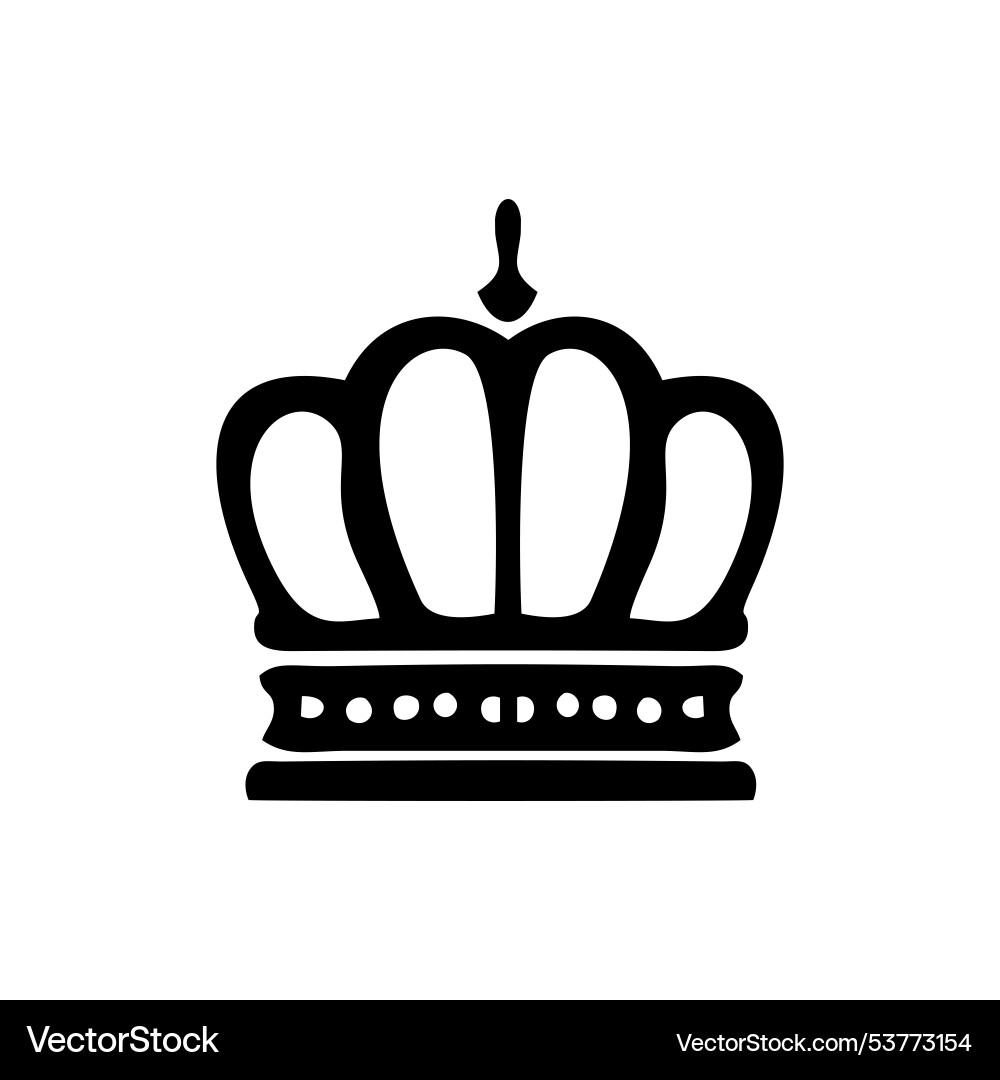 Krone Icon Lizenzfreies Vektorbild - VectorStock